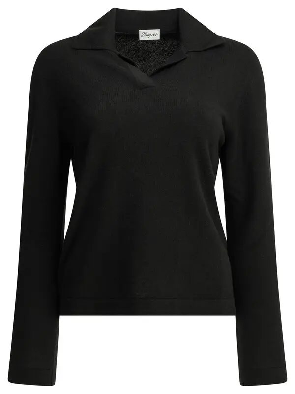 SEMPER Cashmere Polo Sweater
