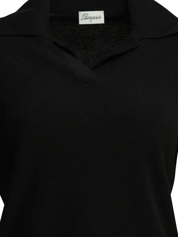 SEMPER Cashmere Polo Sweater