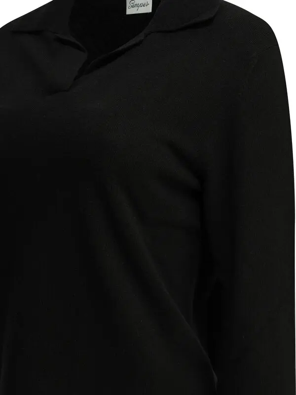SEMPER Cashmere Polo Sweater