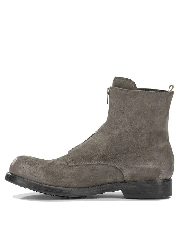 Officine Creative Bulla Dd Lug 114' Ankle Boots With Zipper