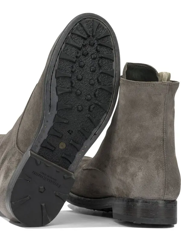 Officine Creative Bulla Dd Lug 114' Ankle Boots With Zipper