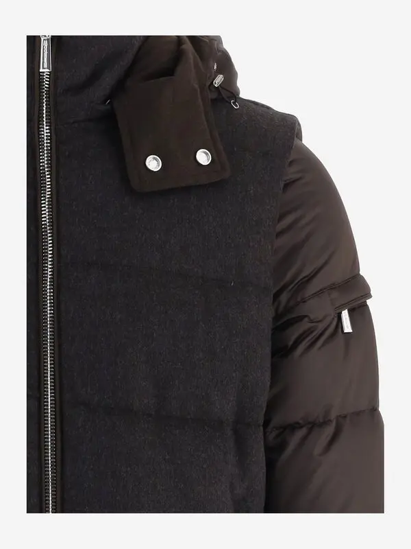 MOORER Wool And Cashmere Jacket - Brown