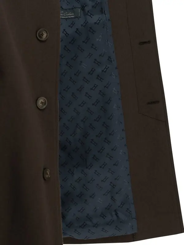 Herno Long Coat Made Of Pure Cashmere