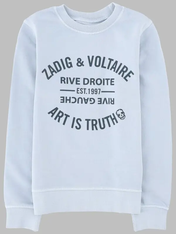 Zadig&Voltaire Felpa Girocollo Con Logo