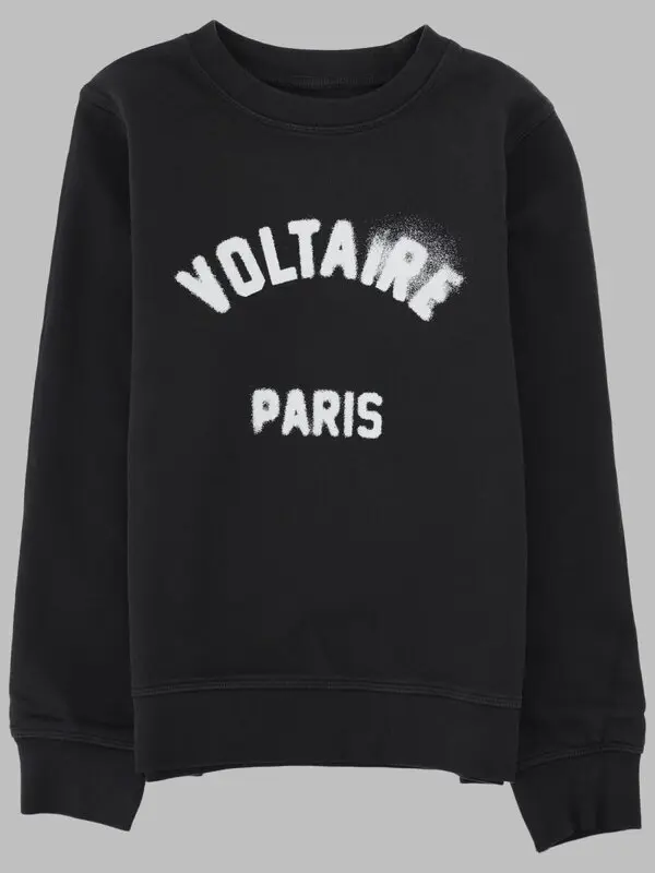 Zadig&Voltaire Felpa Girocollo Con Stampa Logo