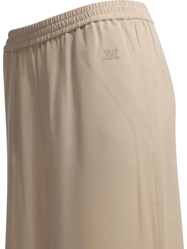 Max Mara Casual Silk Pants - Pink
