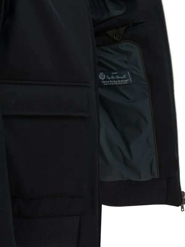 Herno 3 Layers Wool Storm' Bomber Jacket