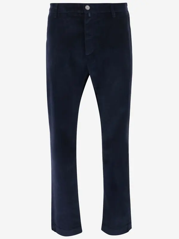 JACOB COHЁN Stretch Cotton Velvet Pants