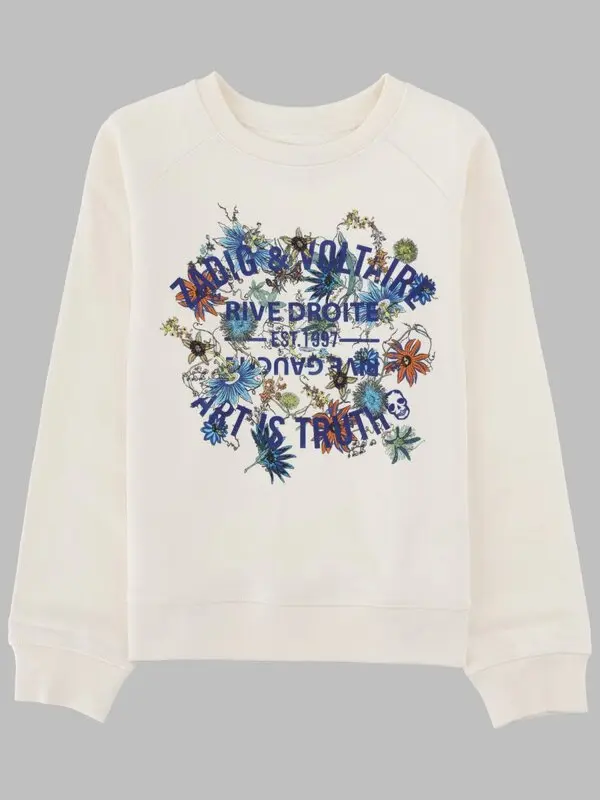 Zadig&Voltaire Felpa Girocollo Con Stampa