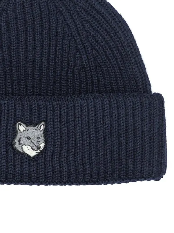 Maison Kitsuné Fox Head' Beanie