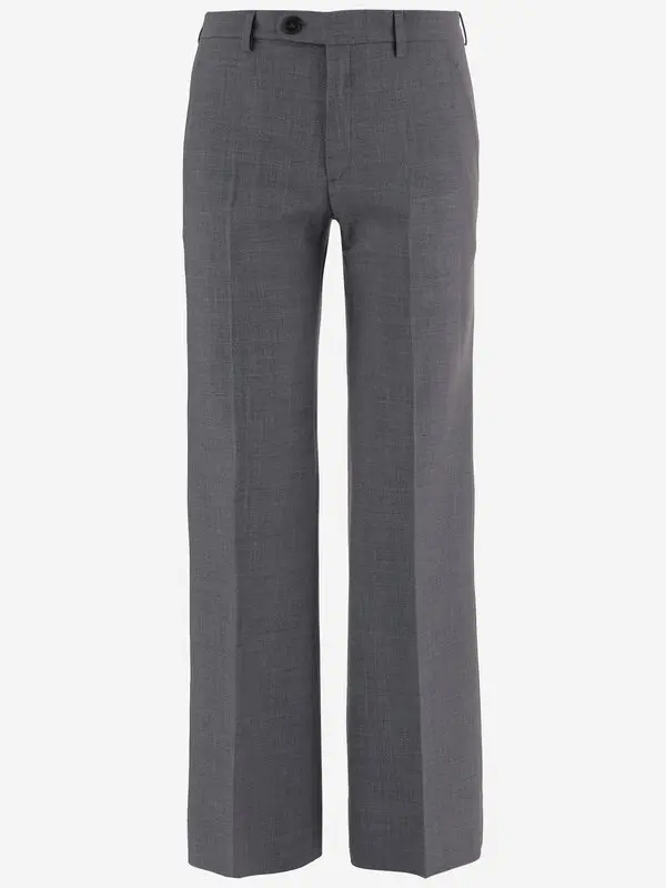 DARKPARK Colin Pants In Stretch Wool Blend - Grey