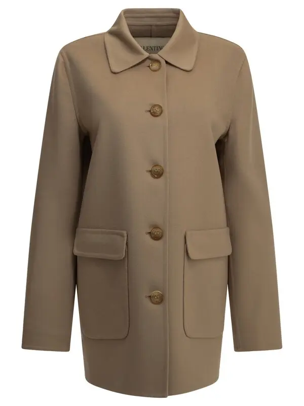 Valentino Garavani V Logo' Short Coat