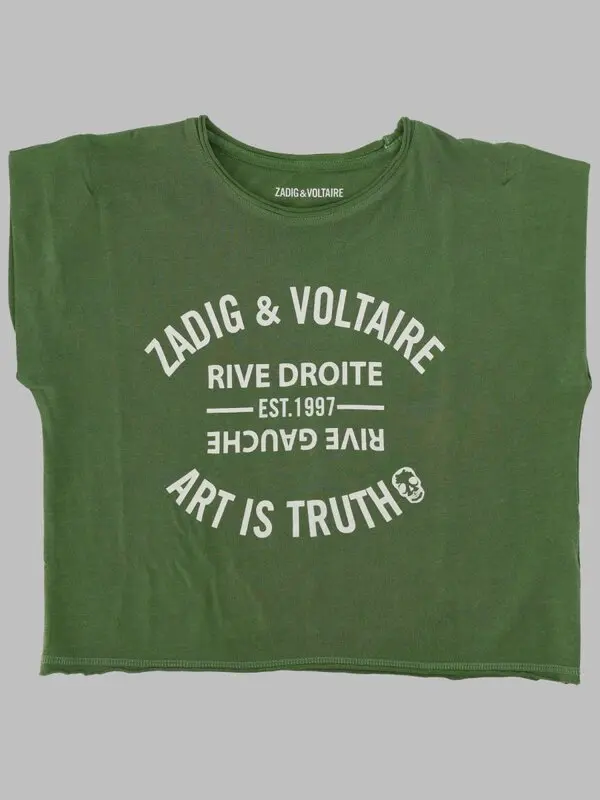 Zadig&Voltaire T Shirt Senza Maniche Con Stampa Logo