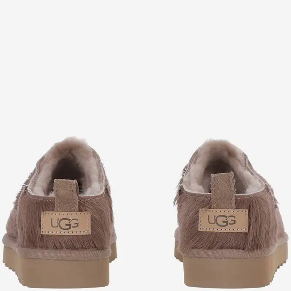 UGG Classic Micro Ankle Boots In Cowhide - Brown