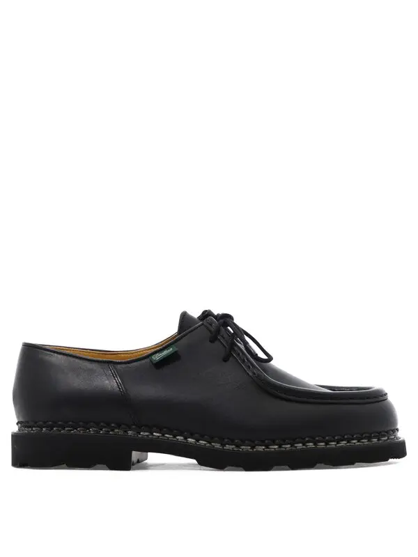 Paraboot Michael' Lace Up Loafers - Black