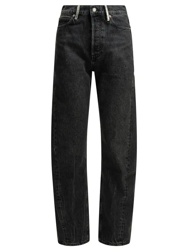 Alexander Wang Wide Leg Jeans - Black