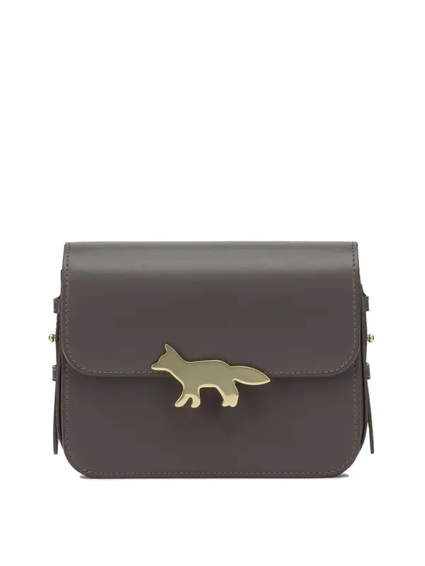 Maison Kitsuné Edie' Small Croosbody Bag - Brown