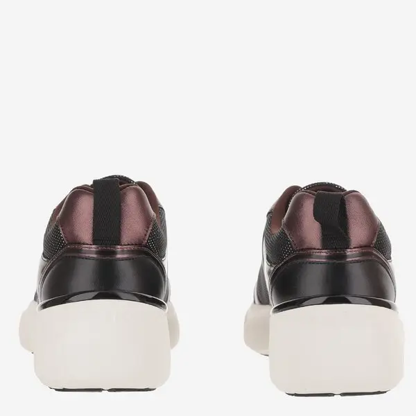 Pinko Alba Leather Blend Sneakers - Black