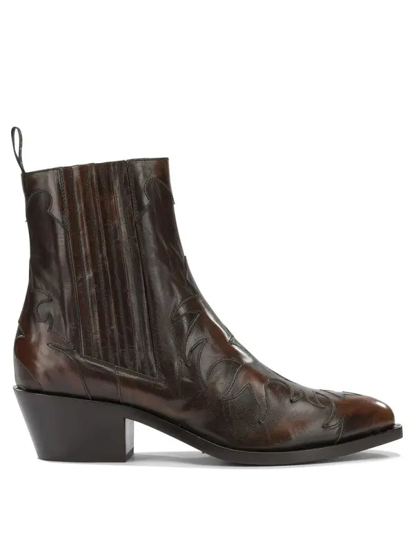 Sartore Postiano 45 Mm' Cowboy Ankle Boots