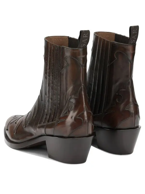 Sartore Postiano 45 Mm' Cowboy Ankle Boots
