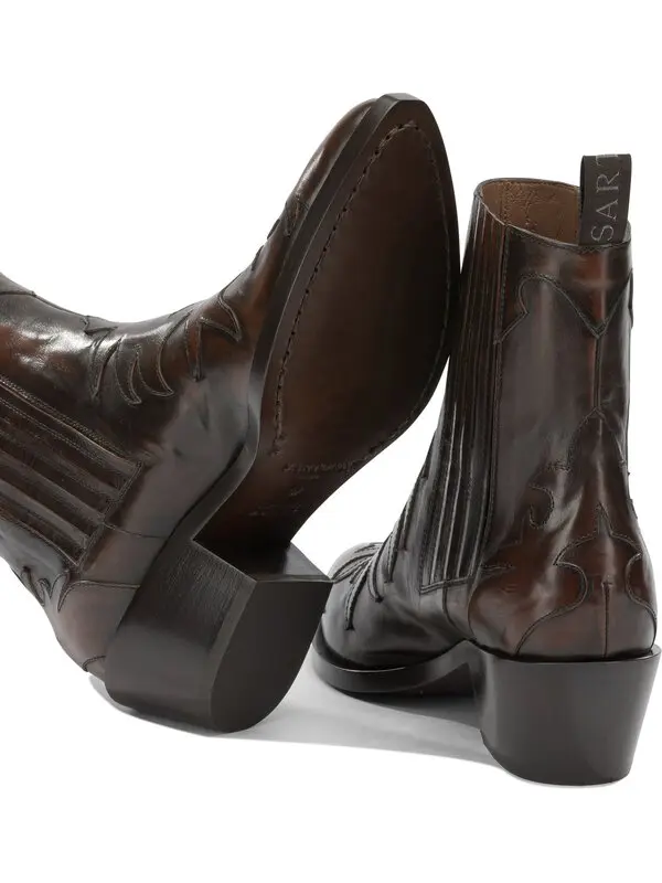 Sartore Postiano 45 Mm' Cowboy Ankle Boots
