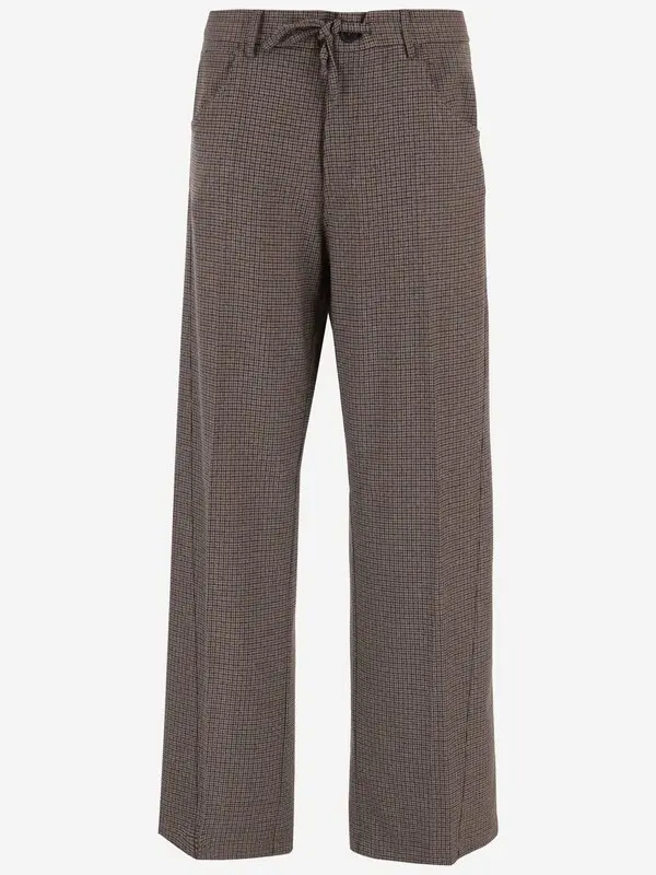 DARKPARK Iris Pants In Stretch Viscose Blend - Brown