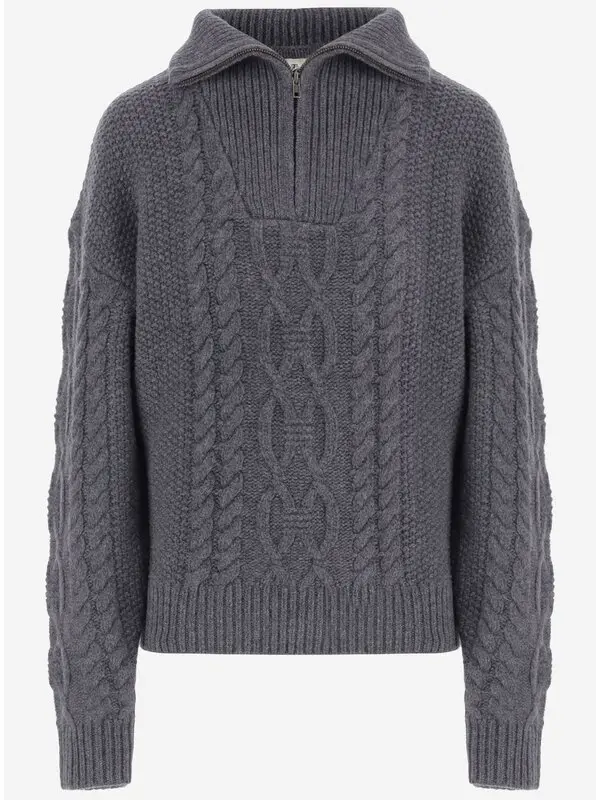 THE GARMENT Wool And Cashmere Sweater With A Braided Pattern