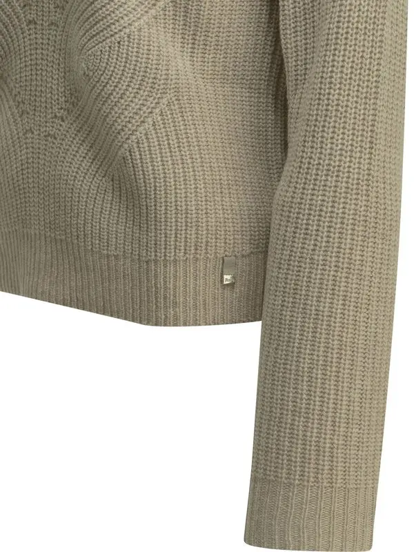 Herno Wool Turtleneck Sweater - Beige