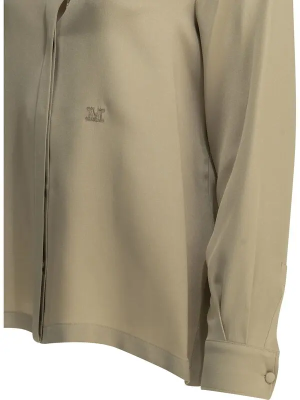 Max Mara Casual Shirt In Silk Crêpe De Chine