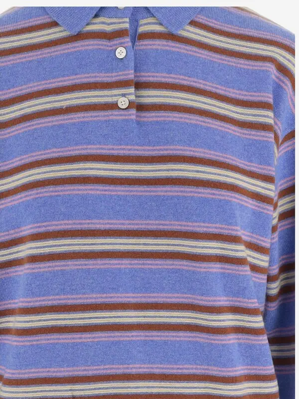 Guest In Residence Striped Cashmere Sweater - Multi