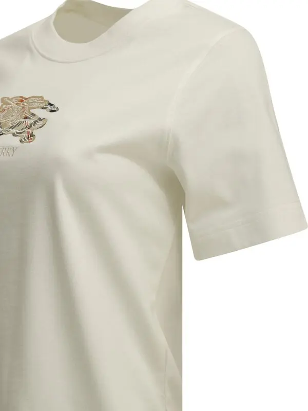 Burberry Knight Check' Crew Neck T Shirt