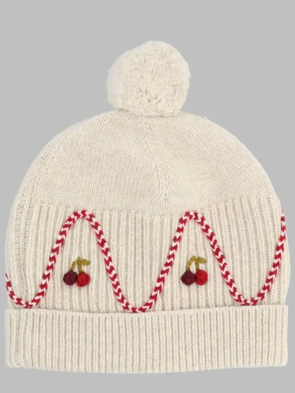 Bonpoint Berretto 'mieneke' Con Ricamo Cherry
