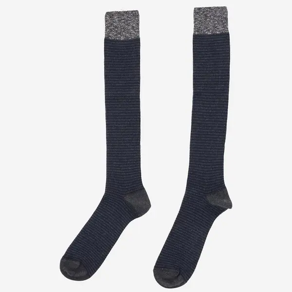 ANT45 Cotton Socks With Vertical Stripes
