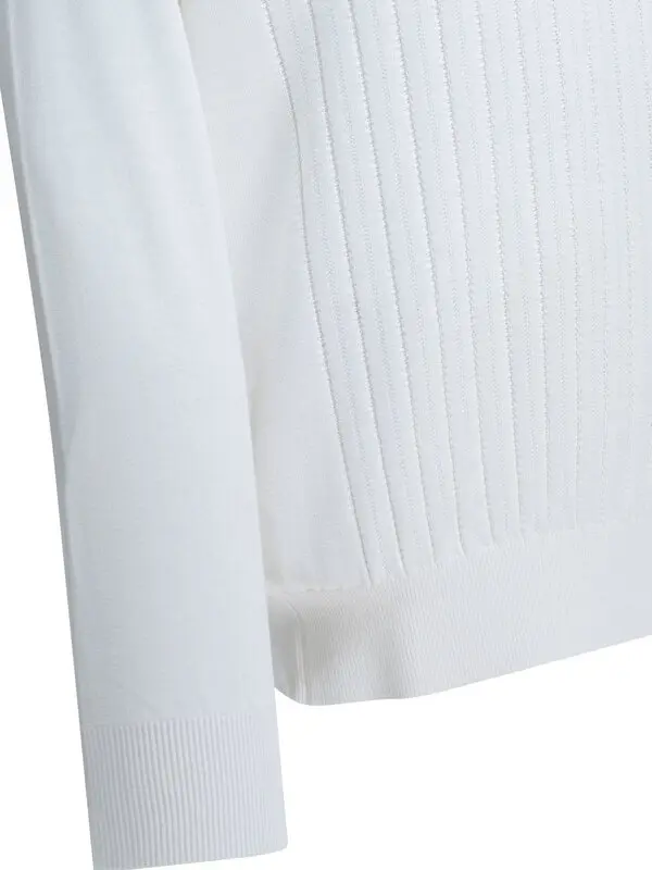 Brunello Cucinelli Ribbed Crew Neck Sweater