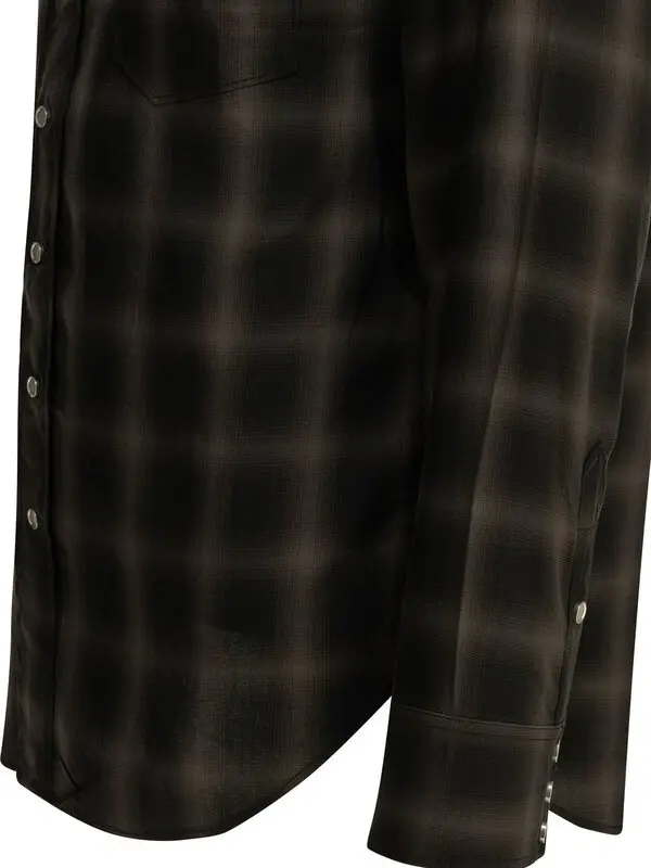 SUGAR CANE Casual Plaid Shirt