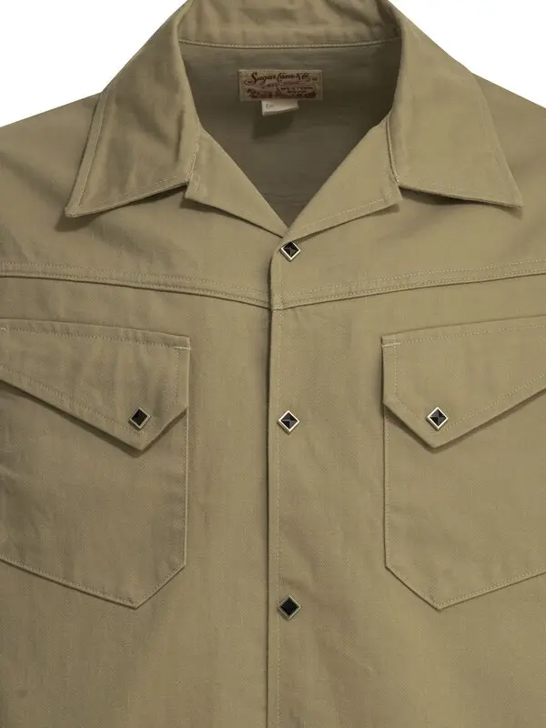 SUGAR CANE Western Native American' Overshirt Jacket