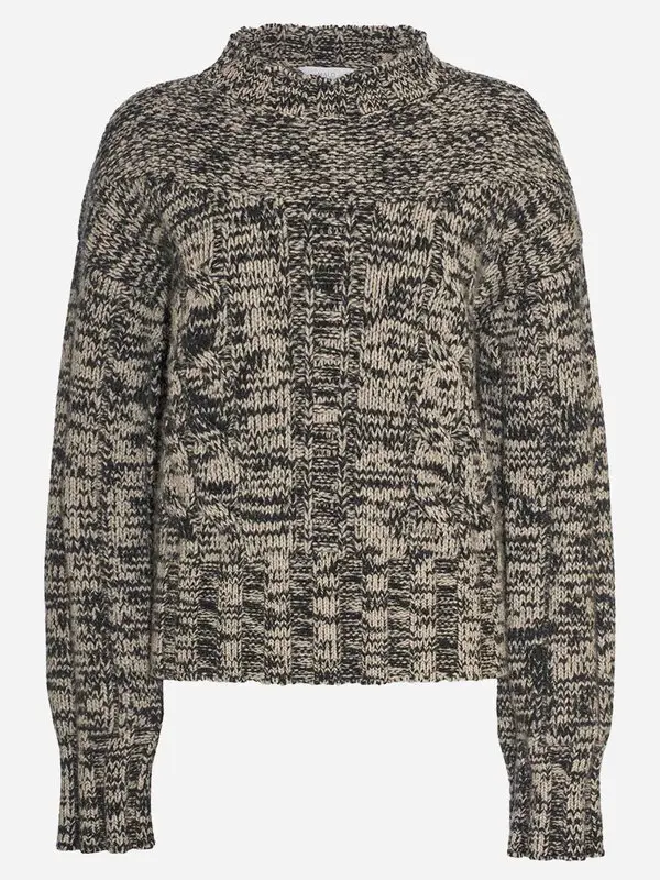 Malo Wool And Cashmere Sweater With A High Neck
