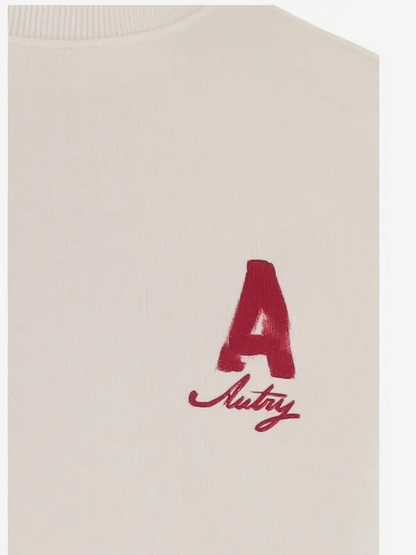 AUTRY Heritage Cotton Sweatshirt With Logo