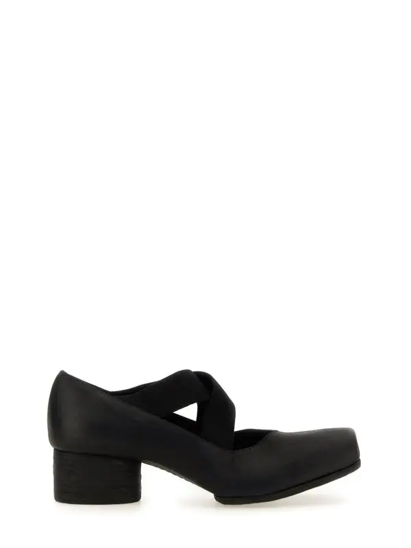 UMA WANG Ballerina In Pelle Con Tacco Medio