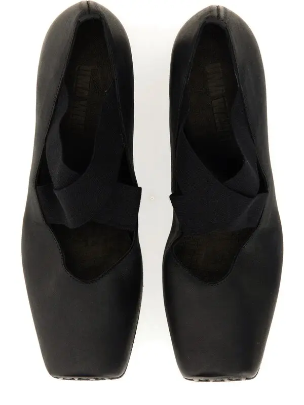 UMA WANG Ballerina In Pelle Con Tacco Medio