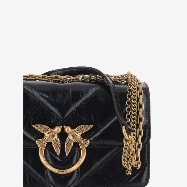 Pinko Borsa In Pelle Con Logo