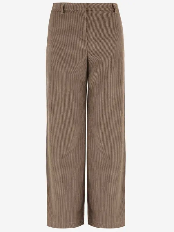 F.IT Tailored Ribbed Velvet Pants