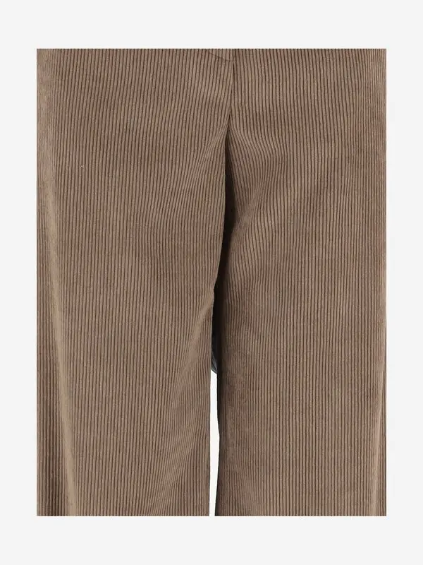 F.IT Tailored Ribbed Velvet Pants
