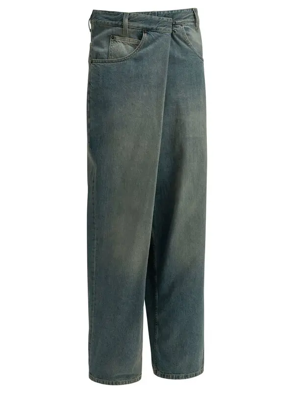 MAISON MARGIELA Wrap' Wide Leg Jeans
