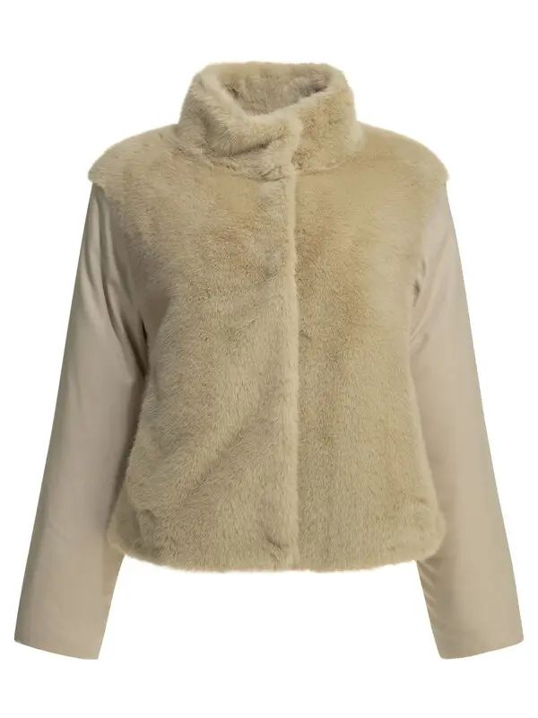 Herno Resort' Short Coat - Beige