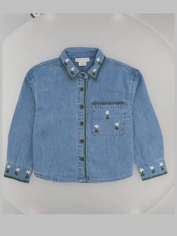 Stella McCartney Camicia In Con Dettagli Ricamati