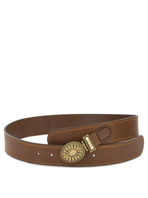 Etro Paisley' Leather Belt - Brown