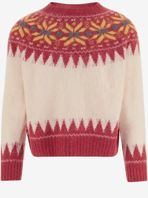 Howlin' Wool Sweater With Jacquard Pattern