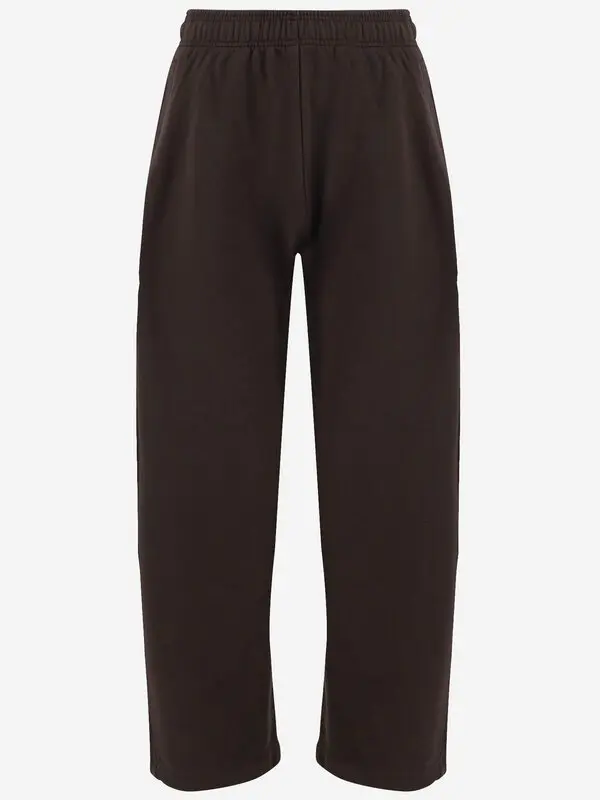 Jacquemus Corso Cotton Sports Pants - Brown