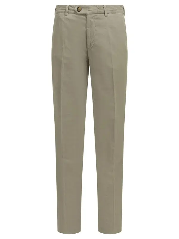 Brunello Cucinelli Tailored Cotton Velvet Pants